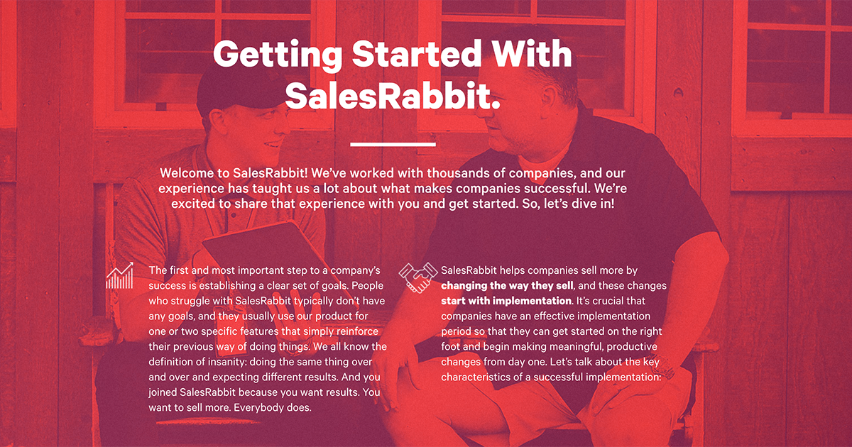 The Guide to Getting Started With SalesRabbit | SalesRabbit Customer ...