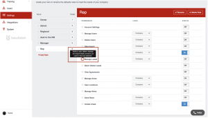 SalesRabbit Roles and Permissions Feature - SalesRabbit