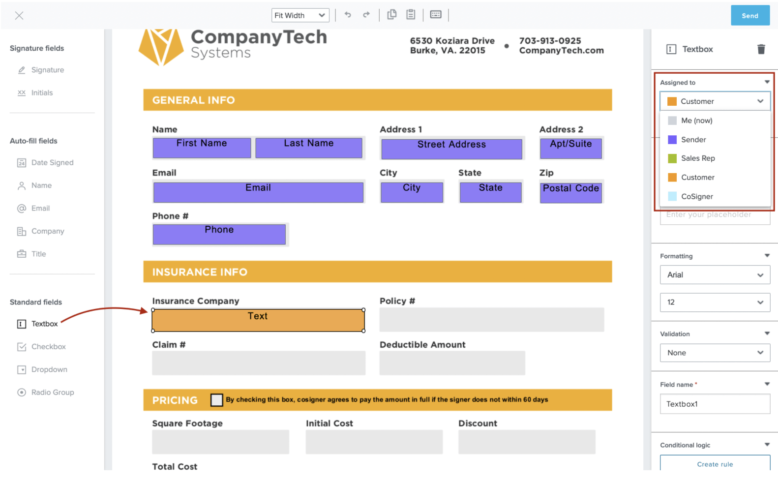 How to Set Up Digital Contracts - SalesRabbit