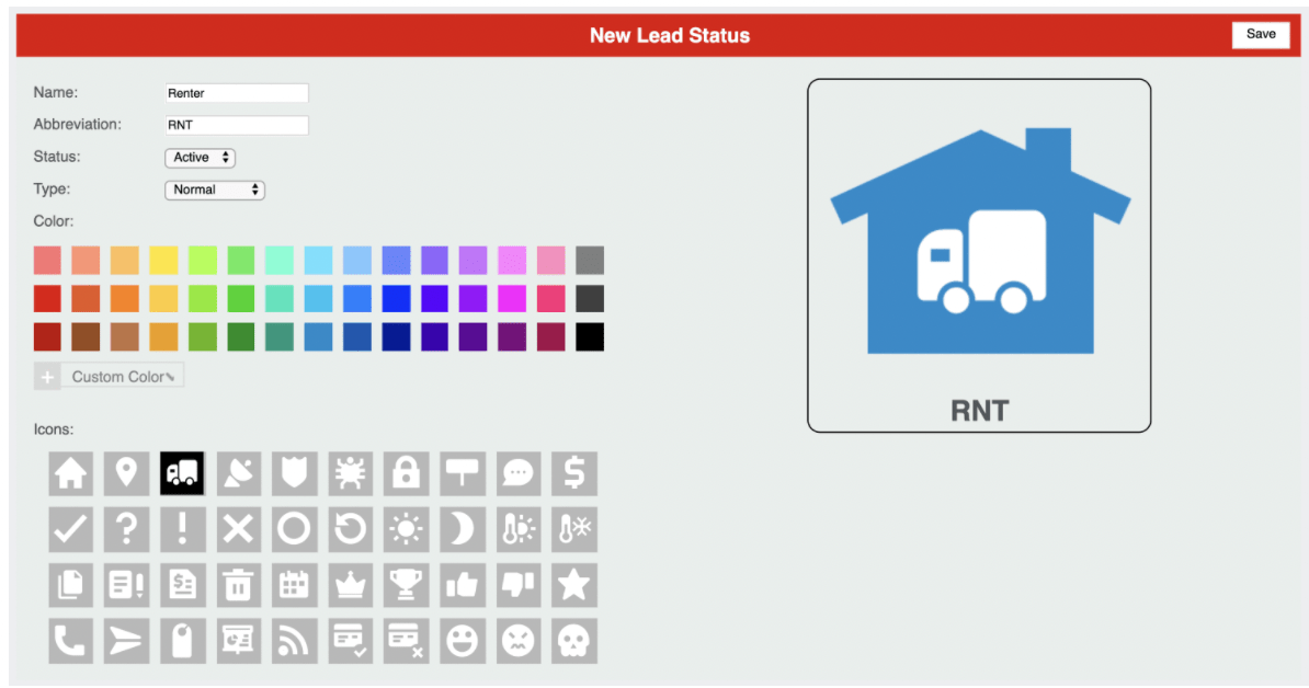 How to Edit & Customize Sales Lead Status Pins - SalesRabbit