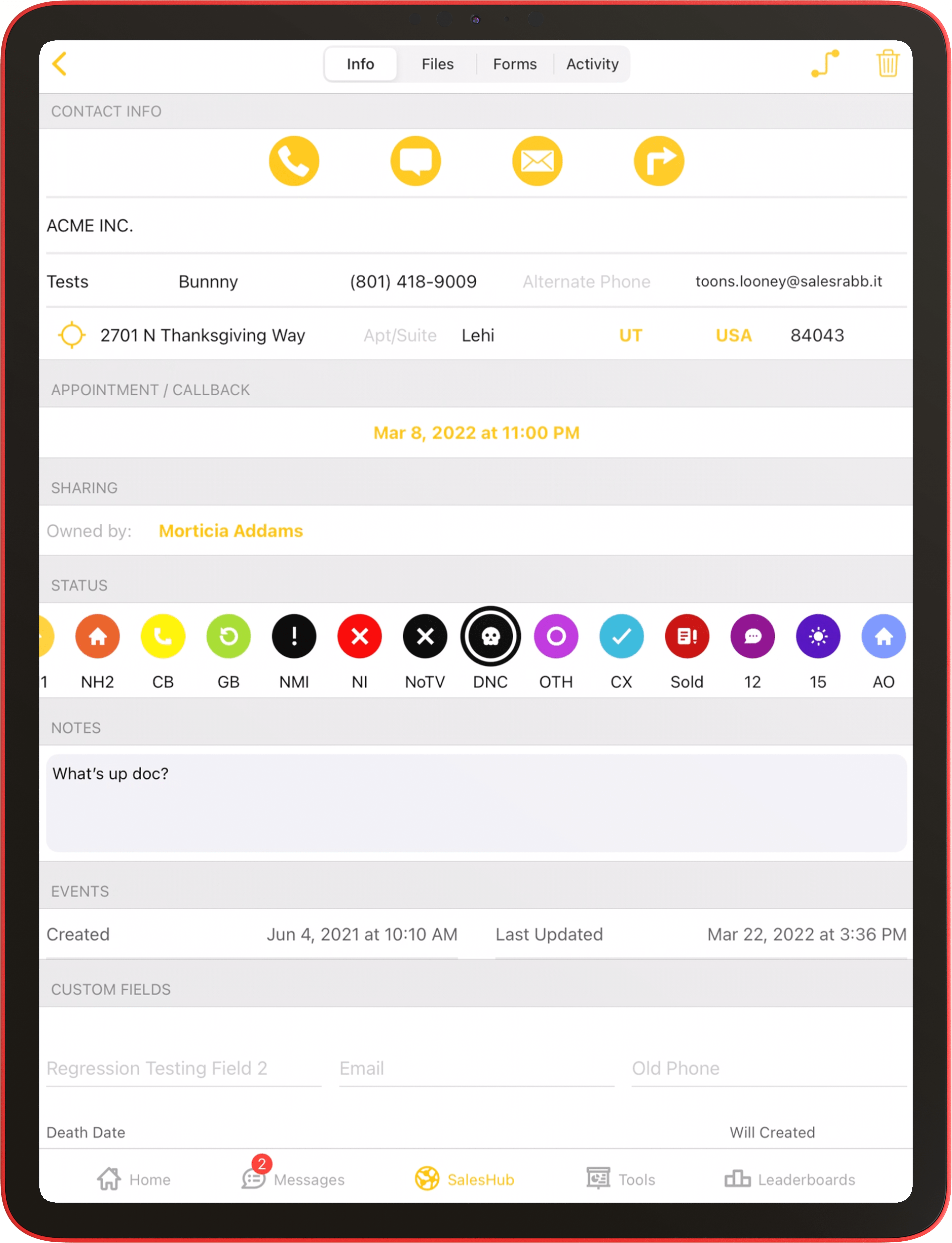 View Historic Lead Data with New Lead Activity Feature - SalesRabbit