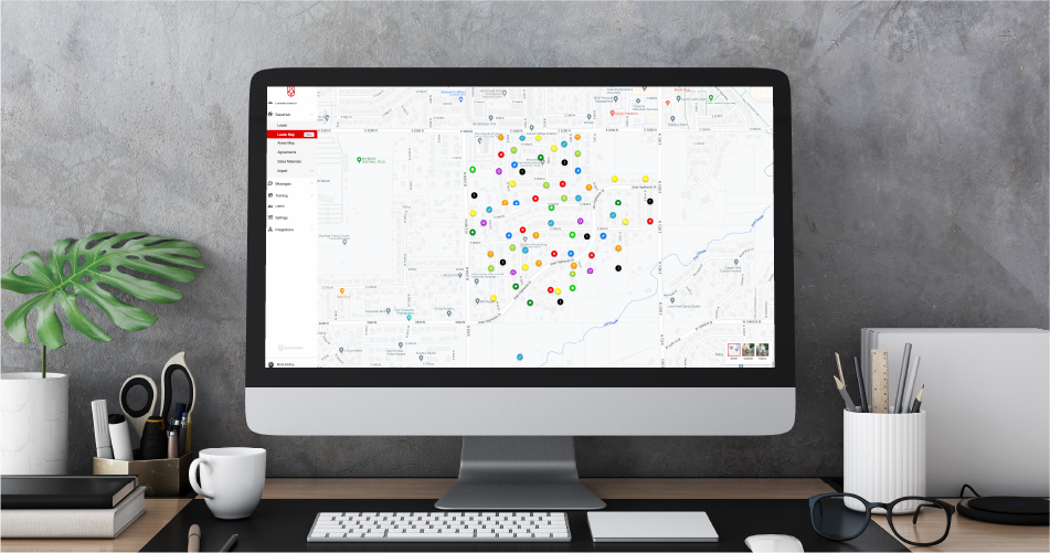 Simplify Sales Lead and Territory Data with Web Maps - SalesRabbit